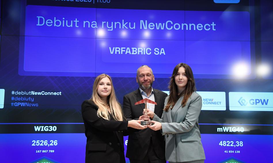 VRFabric zadebiutowała na NewConnect - Bankier.pl