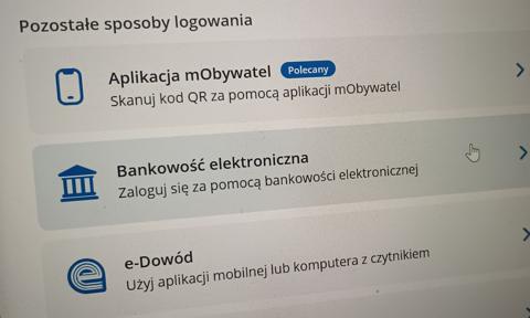Do e-administracji przez bank. Tak loguje się ponad połowa Polaków